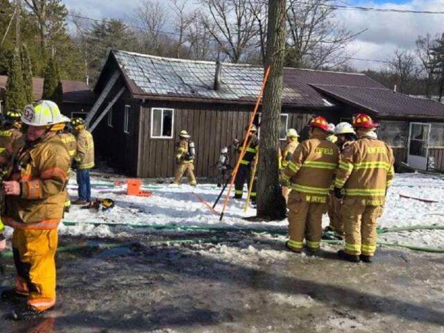 Crews tackle chimney fire in Enfield - 607 News Now