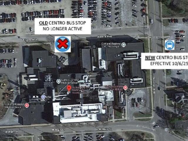 Centro Cortland to change hospital bus stop location - 607 News Now